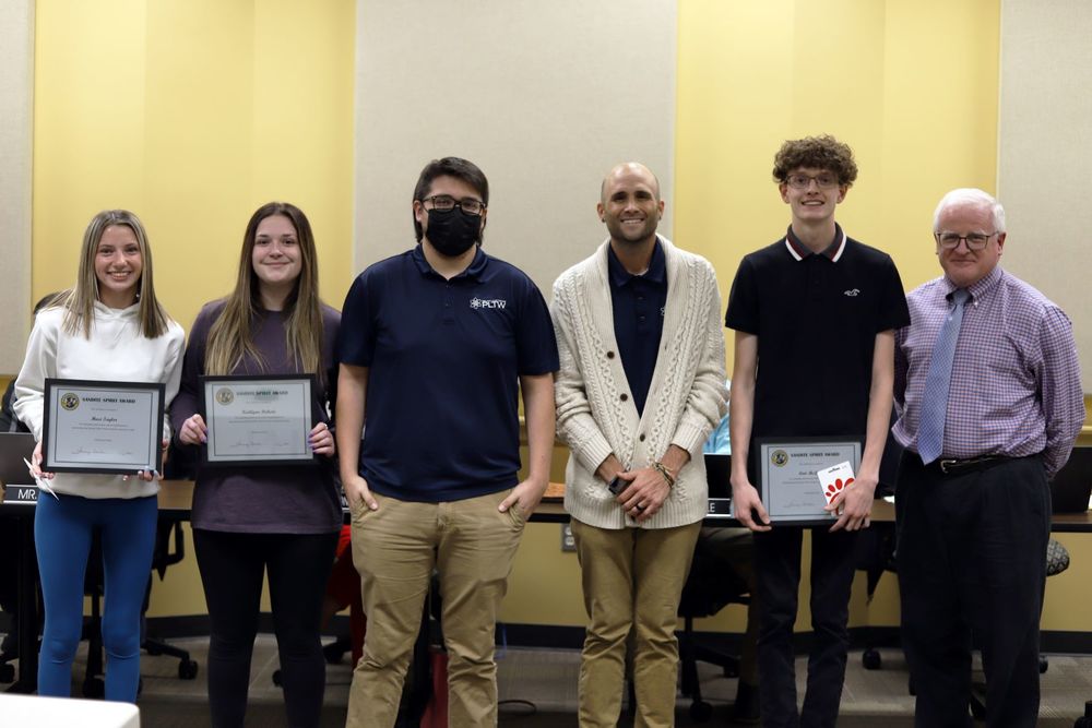 Sand Springs Board of Education Presents CPHS HOSA Students with ...