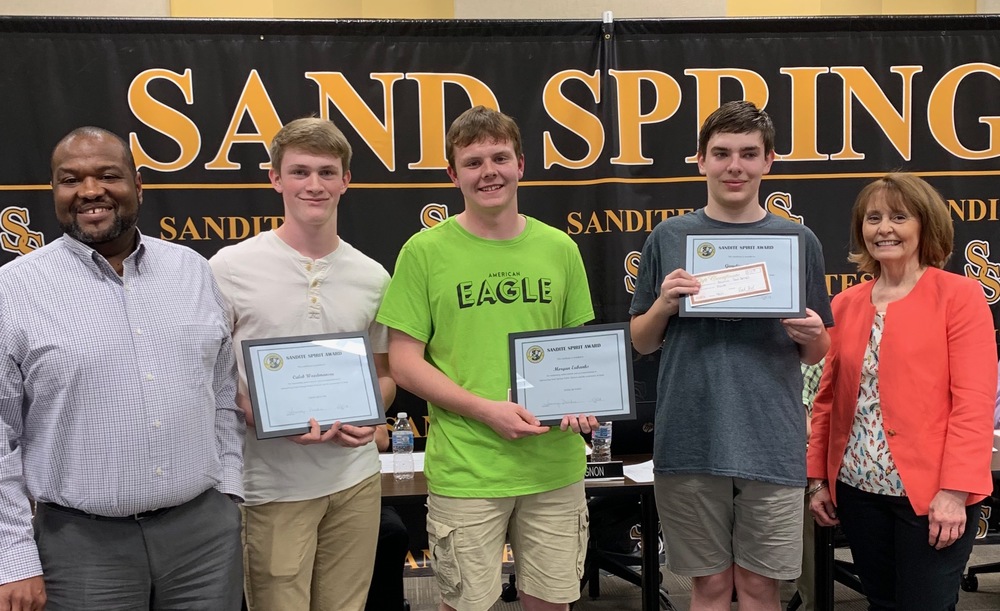 Aeronautics Students Receive Sandite Spirit Award | Sand Springs Public ...